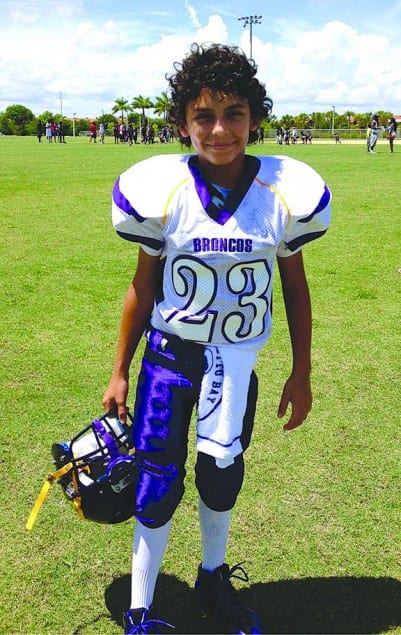 Broncos’ QB Justin Hayes earns Pop Warner honor | Palmetto Bay ...