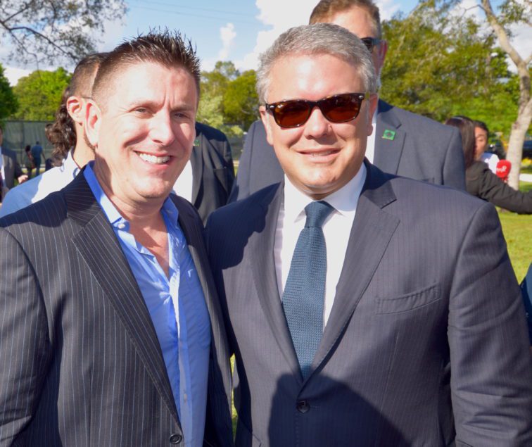 President Duque of Colombia makes historic visit to South Miami | South ...