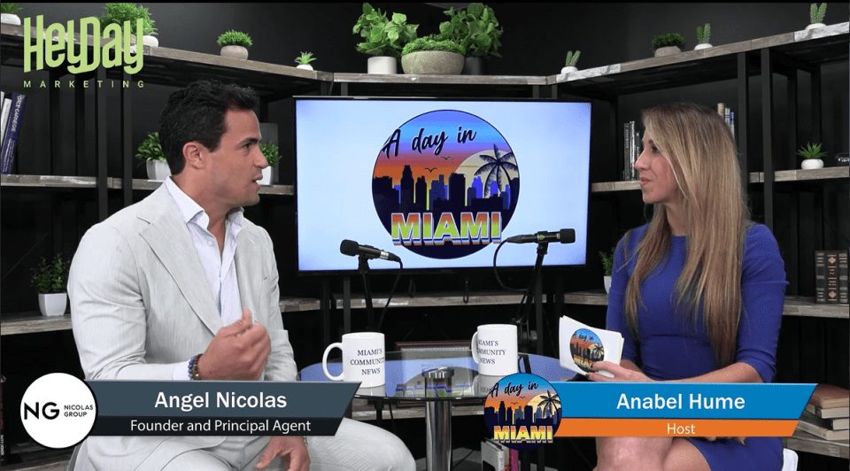 “A Day in Miami” Host Anabel Hume talks to Angel Nicolas | Biscayne Bay ...