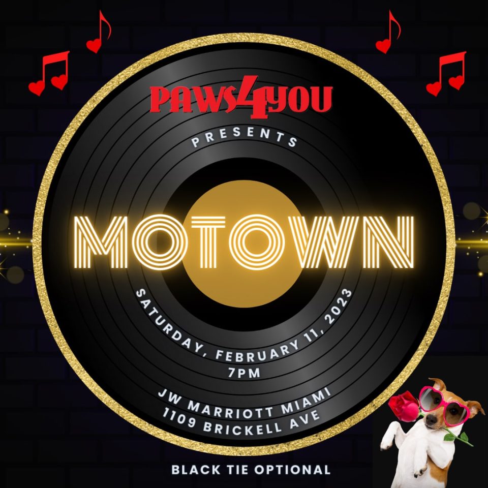 Paws4you Gala 2023 presents ‘Motown’ with special concert by The Motowners | Biscayne Bay Tribune#