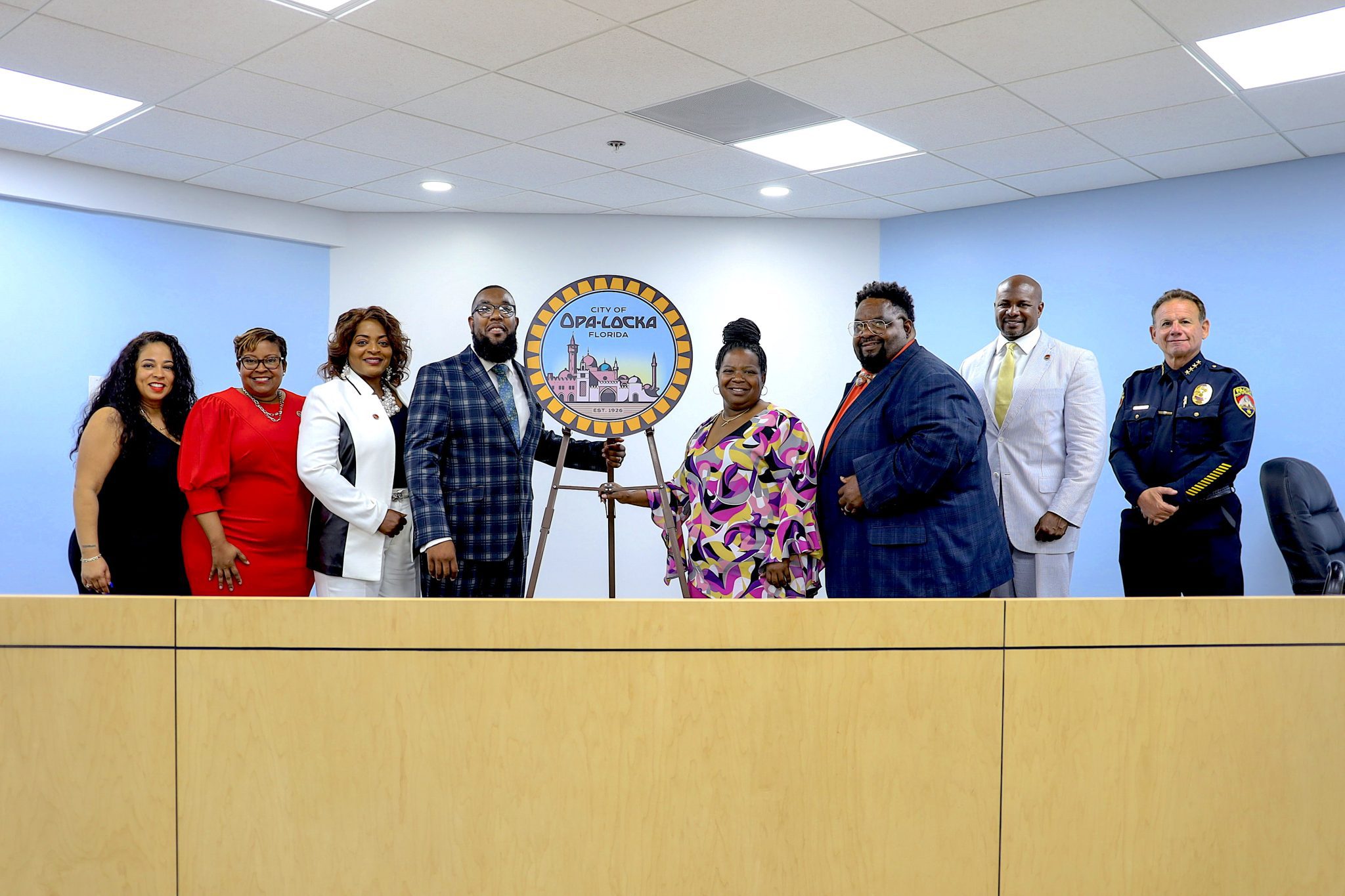 City of Opa-locka Reveals New City Seal Design and Performs Ribbon-Cutting for New Commission ...