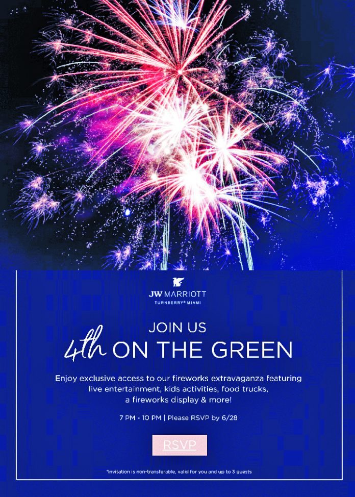A show-stopping Independence Day at the JW Marriott Turnberry Resort ...