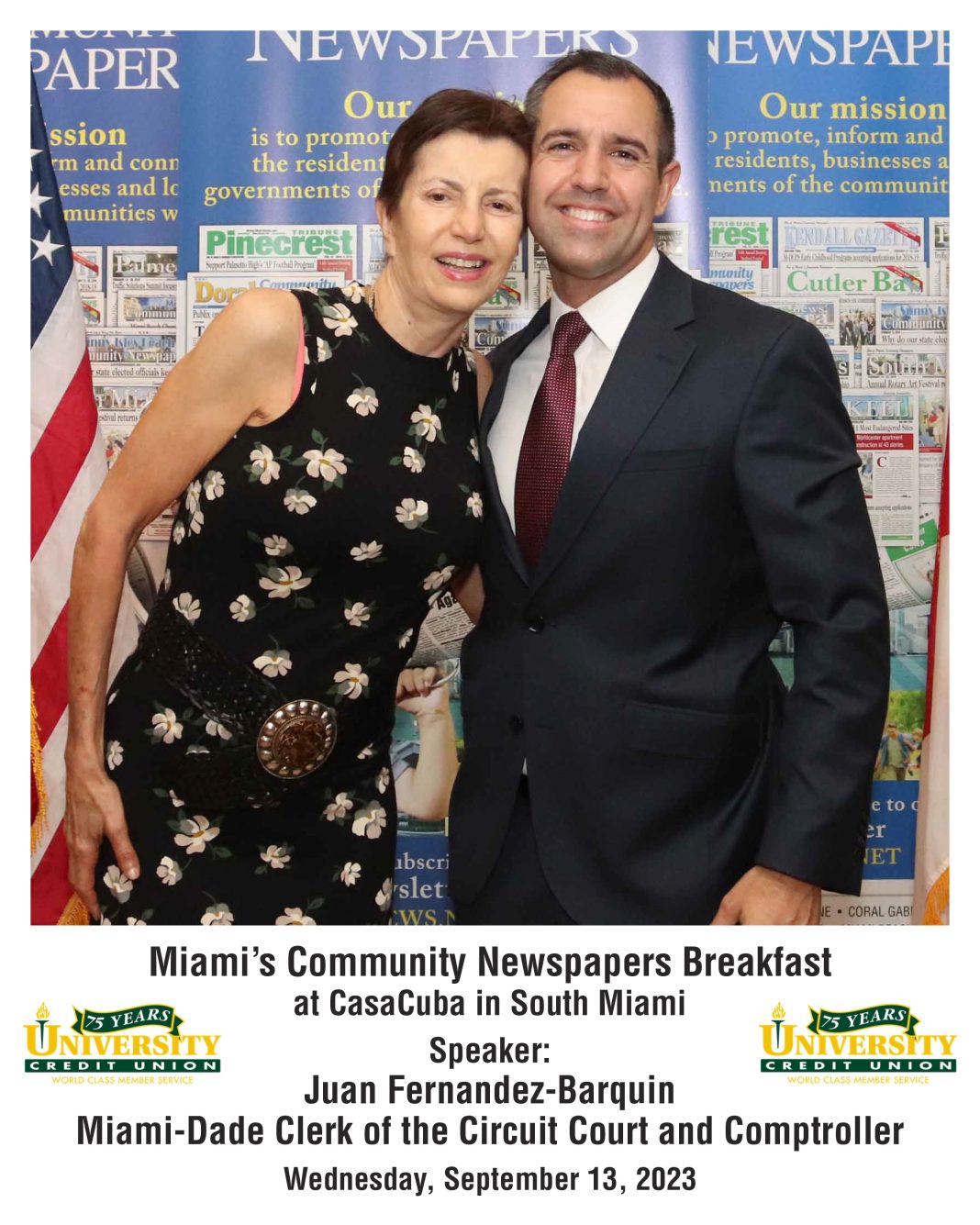 Miami’s Community News Breakfast with Juan Fernandez-Barquin Photo ...