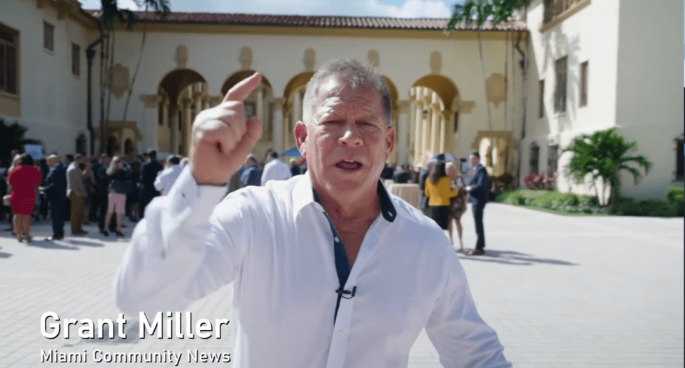 Grant Miller joins in the fun at the November South Florida Hispanic ...