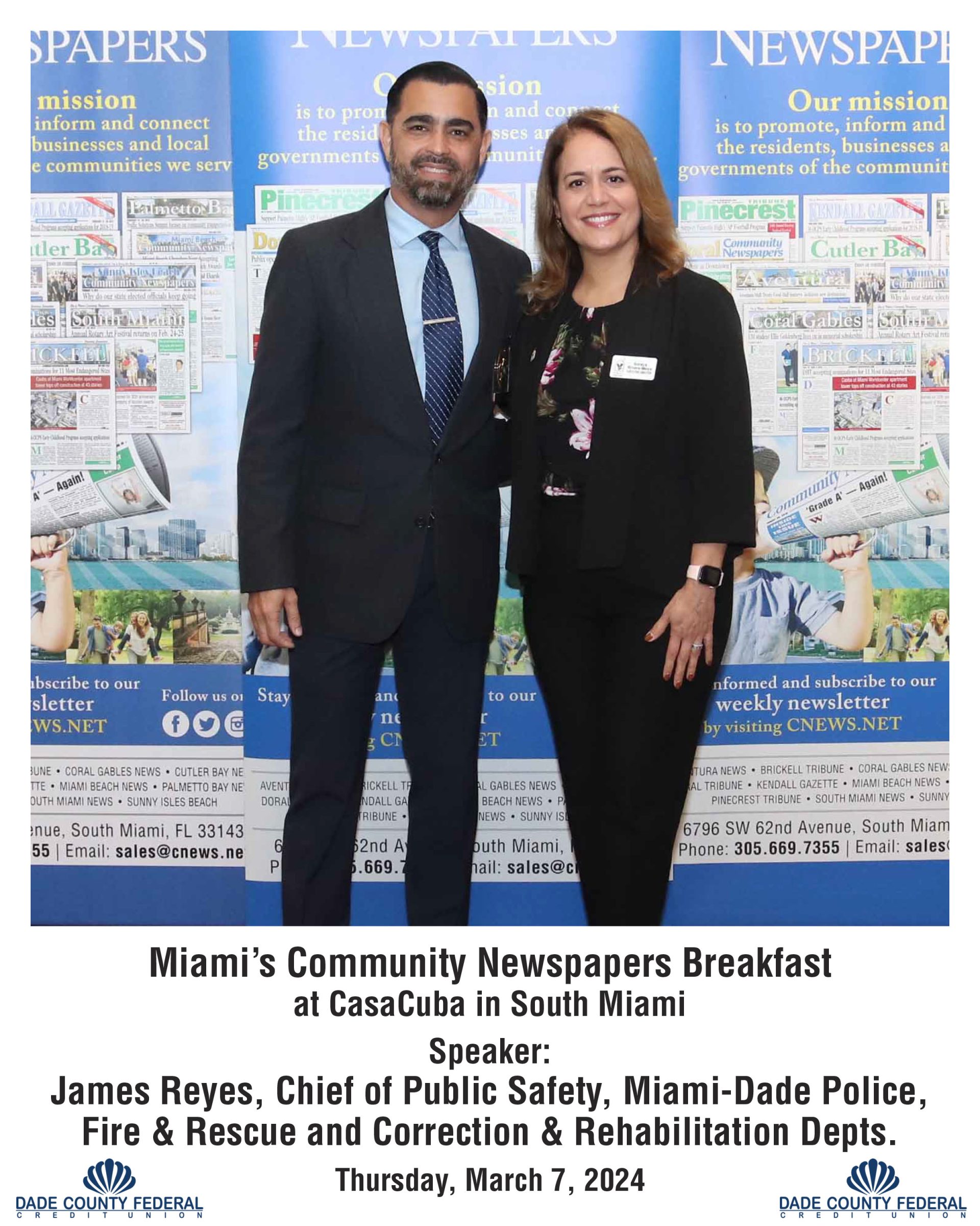 Miami’s Community Breakfast with James Reyes and Mayor Levine Cava ...