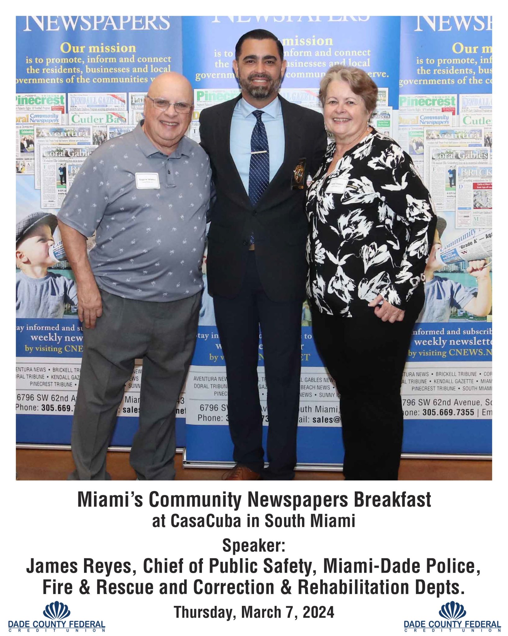 Miami’s Community Breakfast with James Reyes and Mayor Levine Cava ...