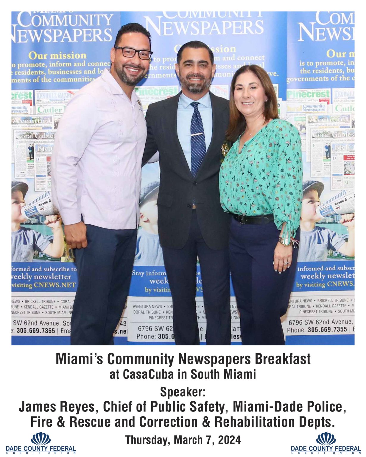Miami’s Community Breakfast with James Reyes and Mayor Levine Cava ...