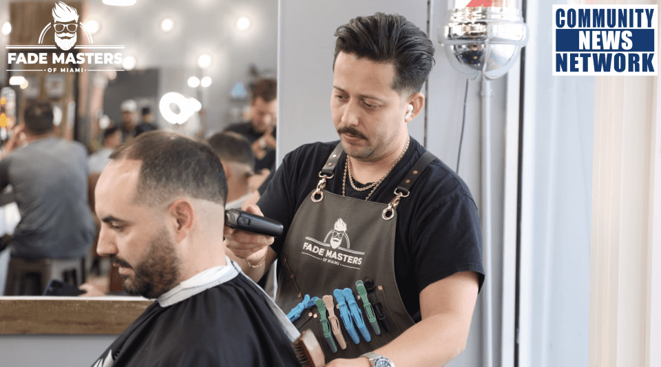 Grant Miller visits Fade Masters of Miami | Coral Gables Community News#